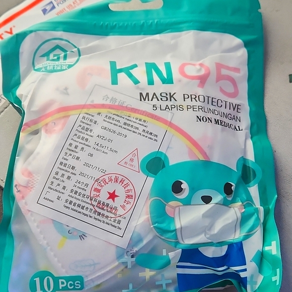 Source Unknown | Accessories | Kids Toddler Kn95 Mask Protective 3face ...